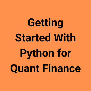 Python for algorithmic trading, market data analysis and quant finance